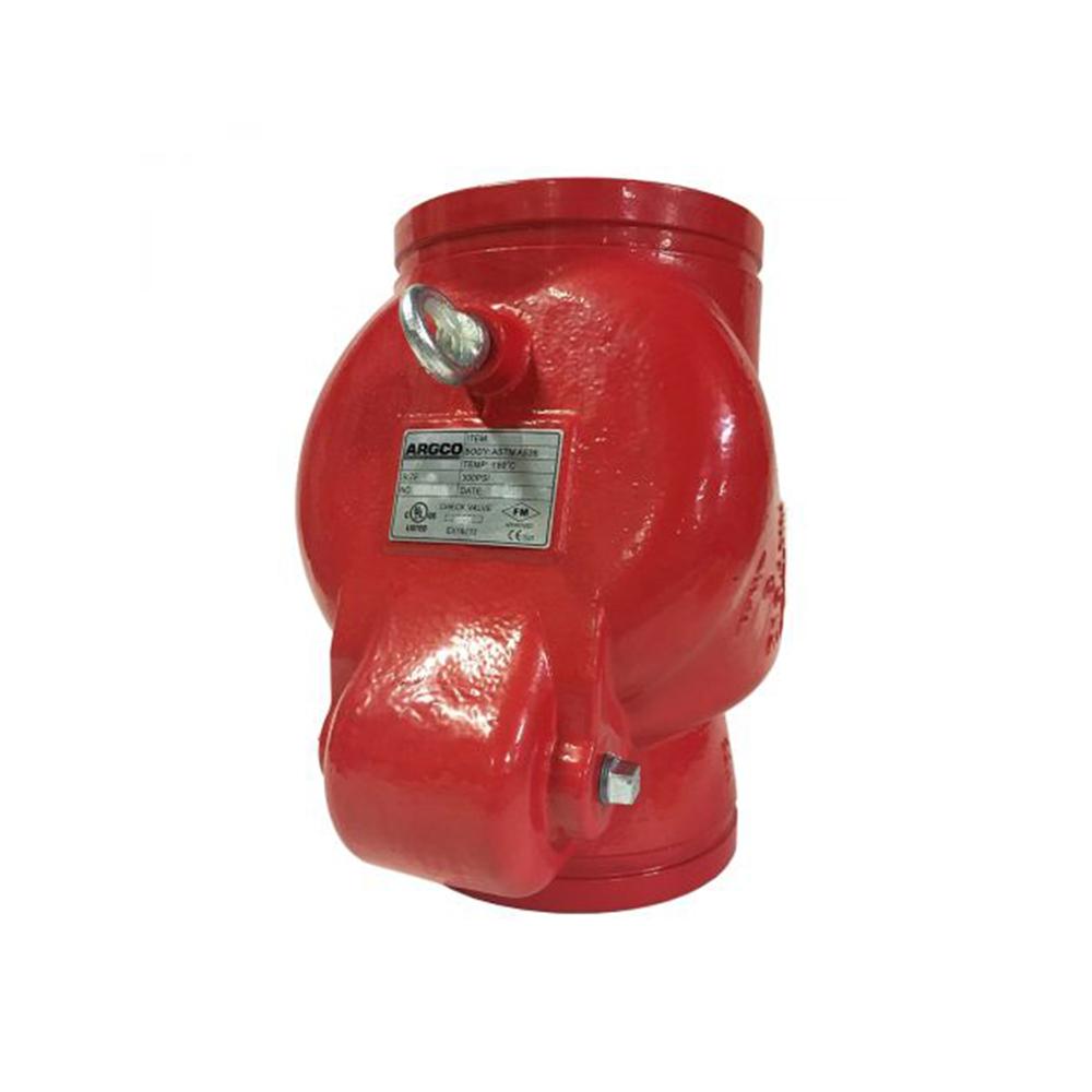 Fire Protection Grooved Check Valve 6Ó Ductile Iron Red
