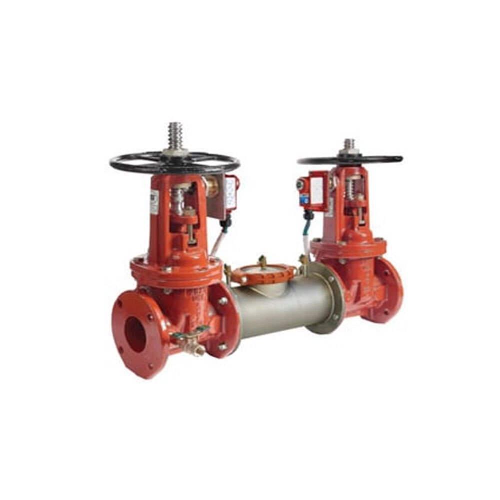 Ames 2000SS-OSY-TS 6" SS Double Check Assembly with Tamper Switch