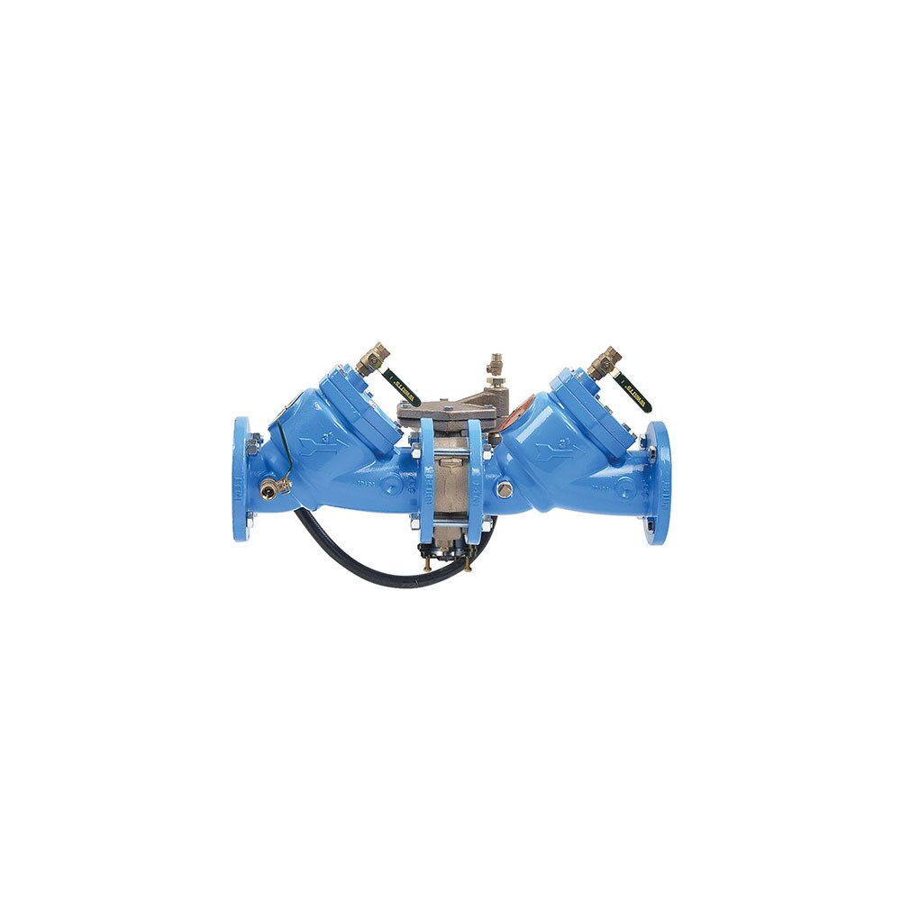 Watts LF909 3" Less Gate Valve Lead Free Reduced Pressure Zone Assembly and Flood Sensor